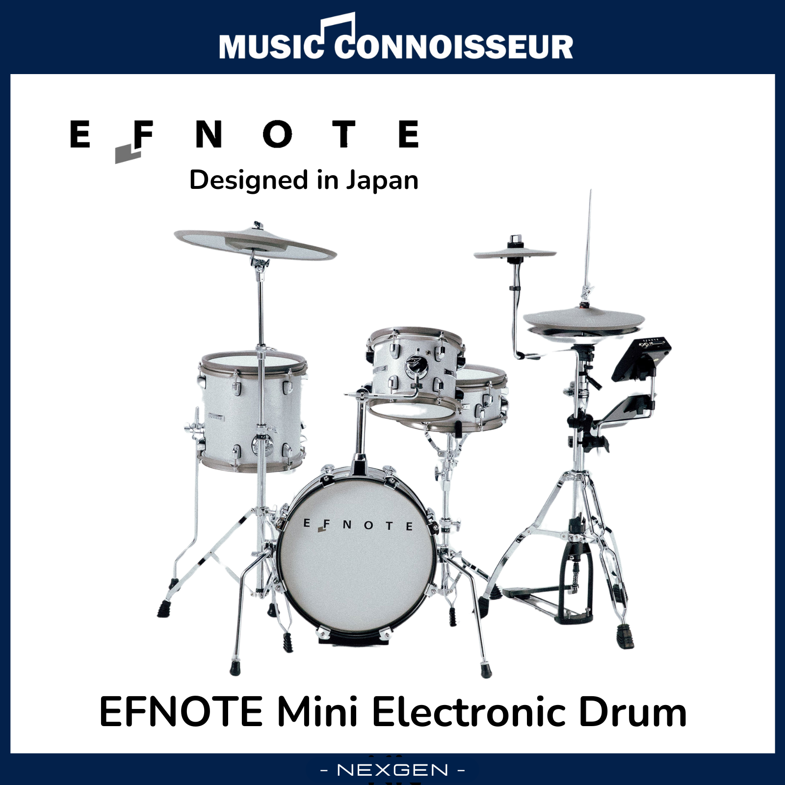 EFNOTE Mini Electronic Drum Kit – Music Connoisseur Singapore