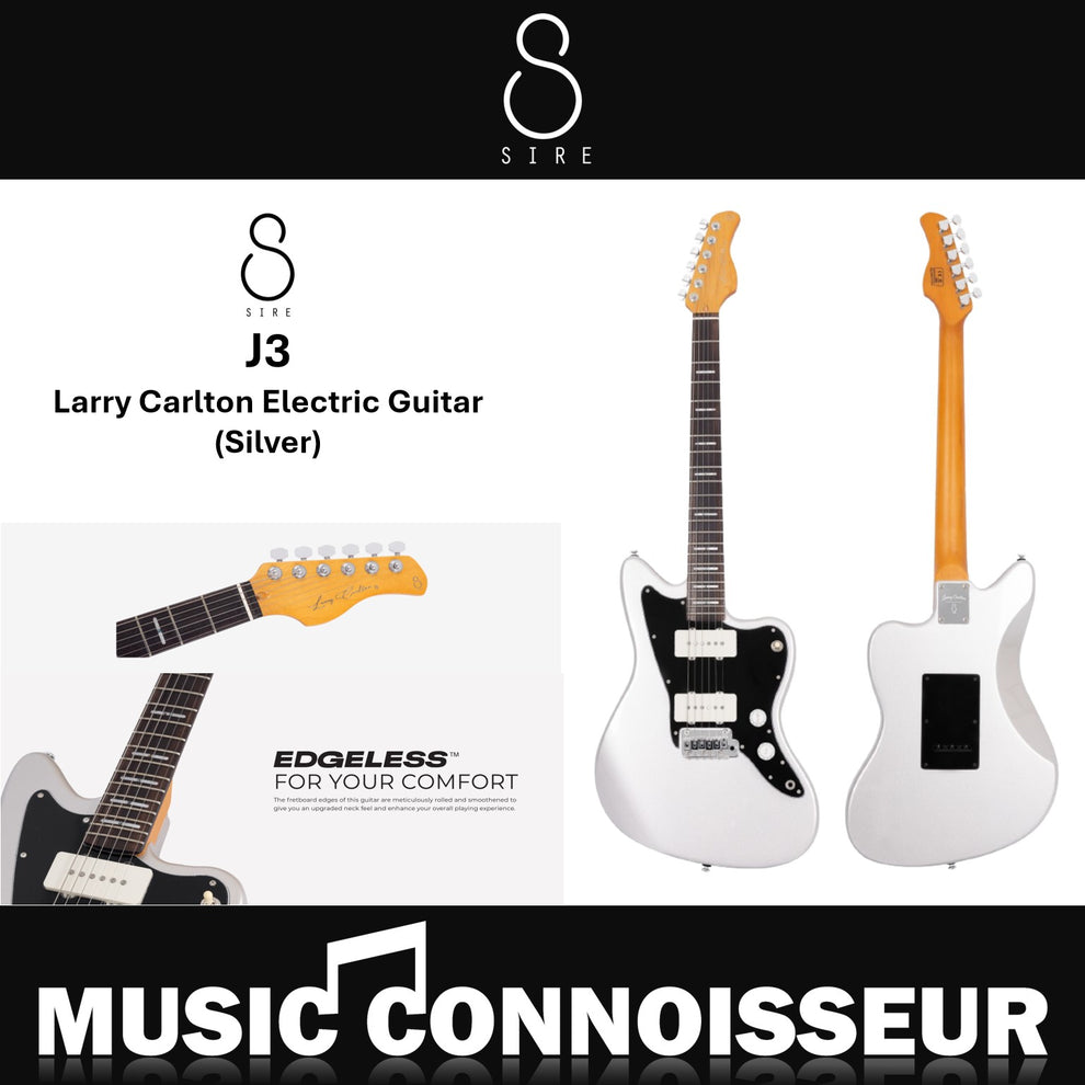 Sire Larry Carlton J3 Electric Guitar (Silver) – Music Connoisseur ...