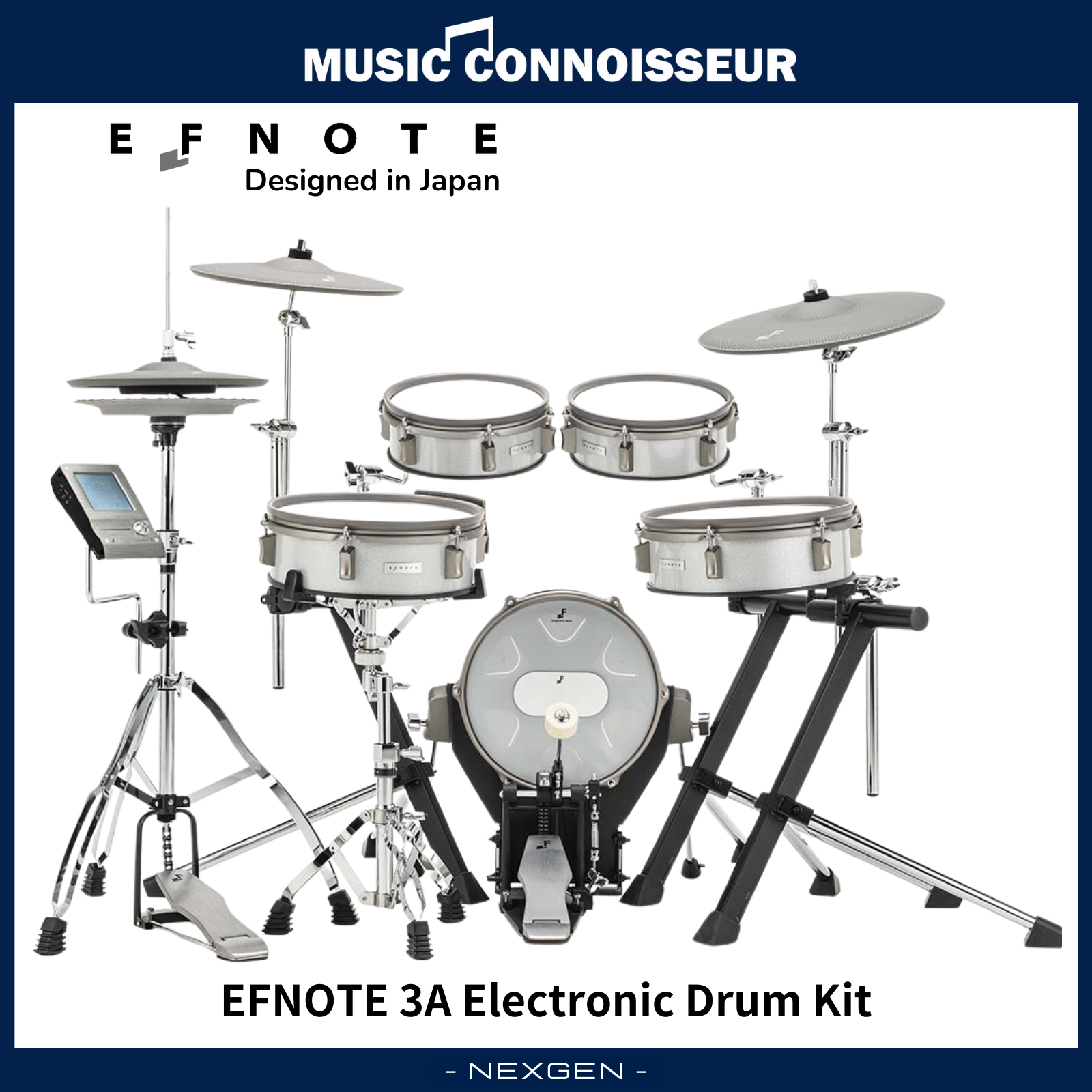 EFNOTE 3A Electronic Drum Kit – Music Connoisseur Singapore